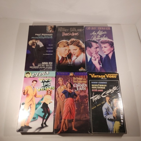 unknown | Media | Lot Of 6 Classic Vhs Sealed Move Lot Elvis Paul ...